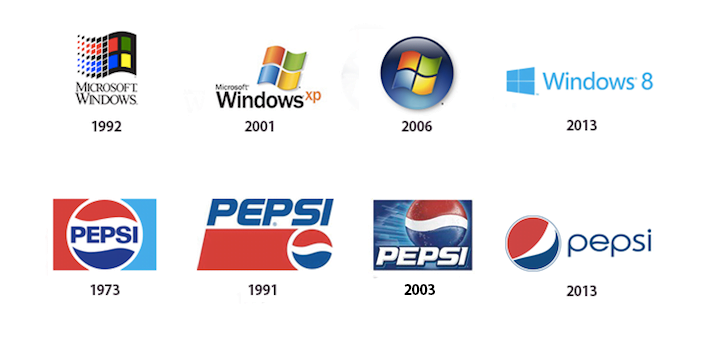 Why are companies changing their logos to flat designs? - Brands Design
